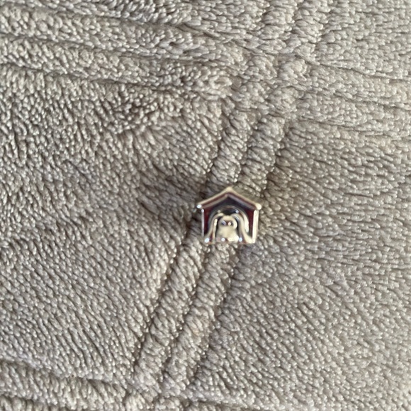 Pandora | Jewelry | Authentic Pandora Doggy House Charm With Red Enamel ...